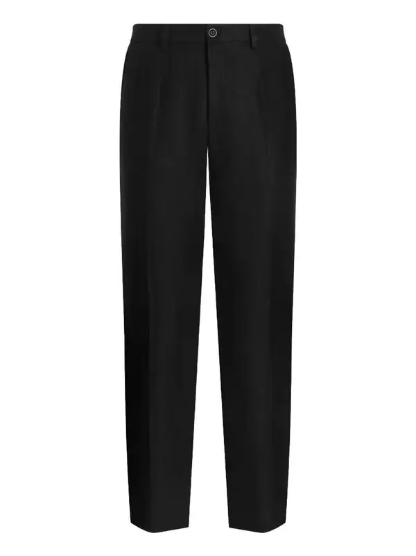 Dolce & Gabbana Buttoned Trousers - Black