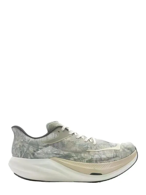 HOKA® X John Elliott Rocket X 3 Spray-pattern Sneakers - Green