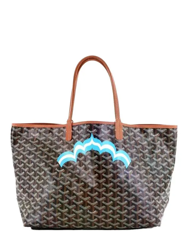 Goyard Saint Louis Printed Coated Canvas Pm Tote Bag - Brown