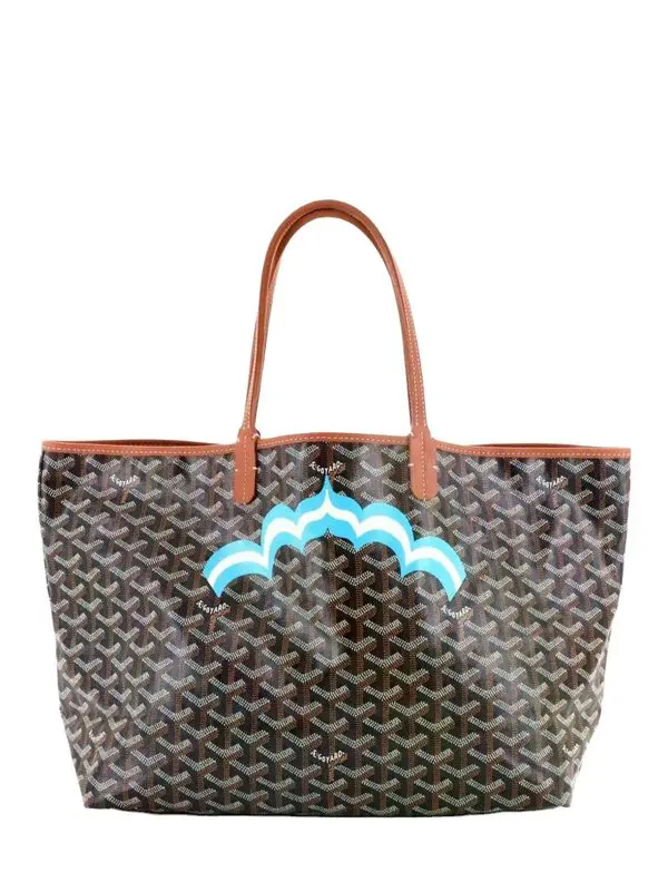 Goyard Saint Louis Printed Coated Canvas Pm Tote Bag - Brown