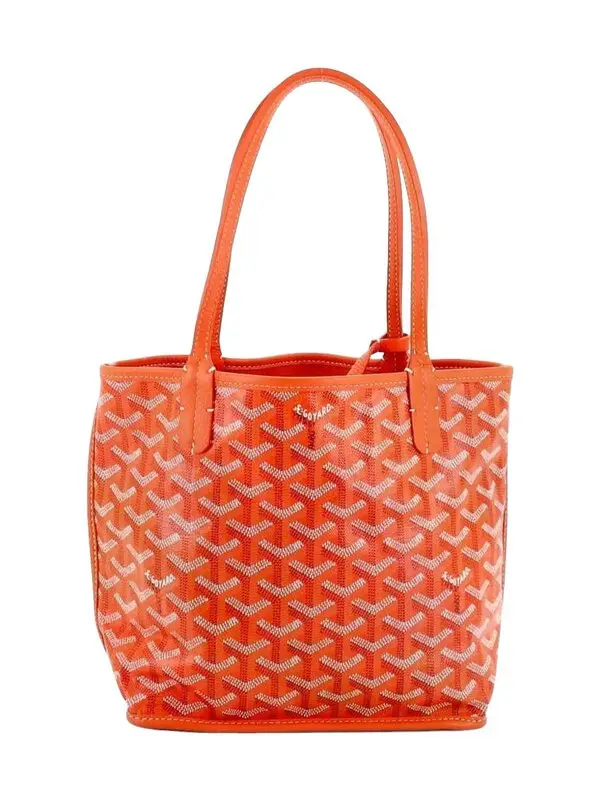 Goyard Anjou Reversible Mini Tote Coated Canvas - Orange