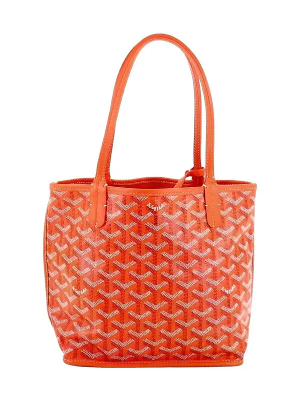 Goyard Anjou Reversible Mini Tote Coated Canvas - Orange