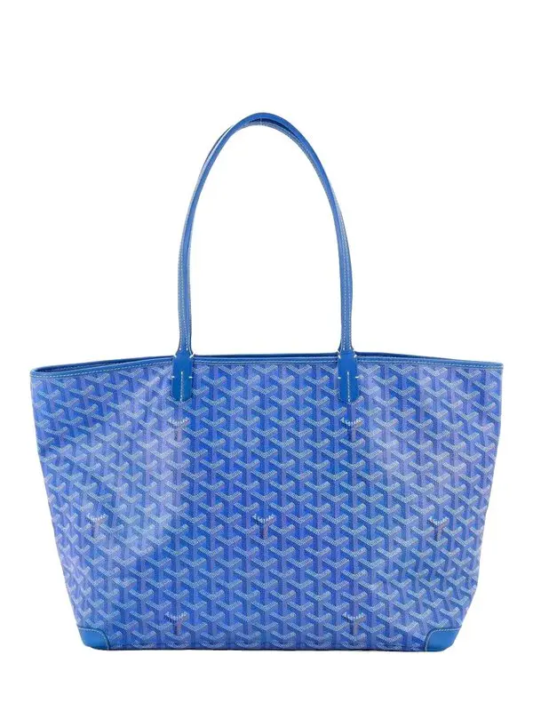 Goyard Artois Mm Coated Canvas Tote - Blue