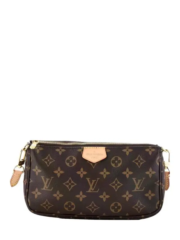LOUIS VUITTON Multi Pochette Accessoires Monogram Canvas Crossbody Bag - Brown