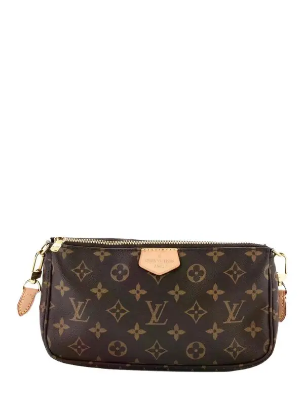 LOUIS VUITTON Multi Pochette Accessoires Monogram Canvas Crossbody Bag - Brown