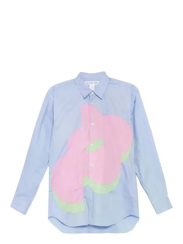 Comme Des Garçons Panel Shirt - Blue