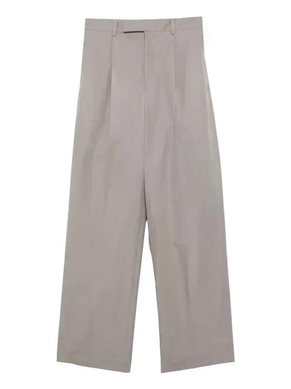 JIL SANDER Drill Trousers - Grey