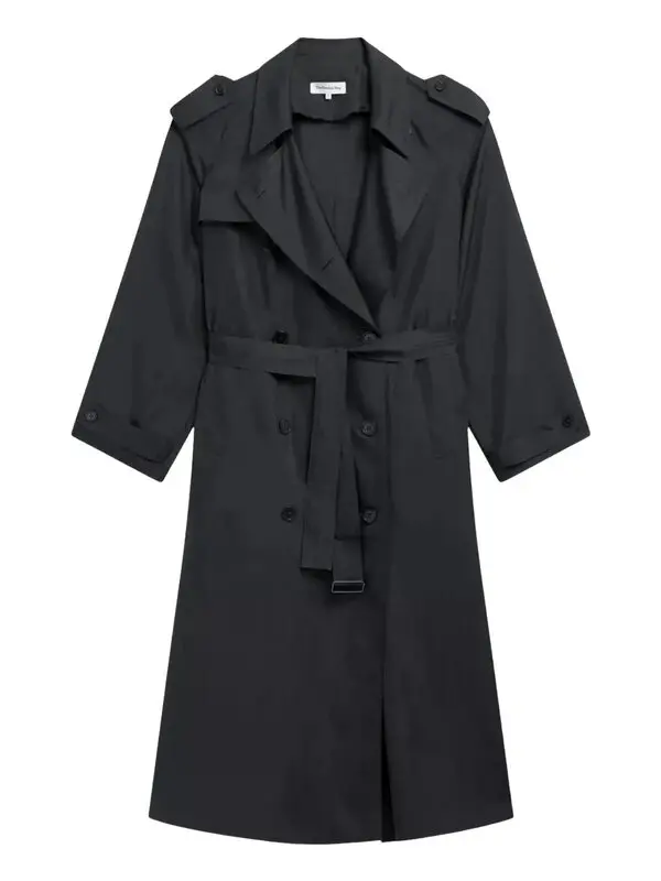 THE FRANKIE SHOP Veyron Trench Coat - Grey
