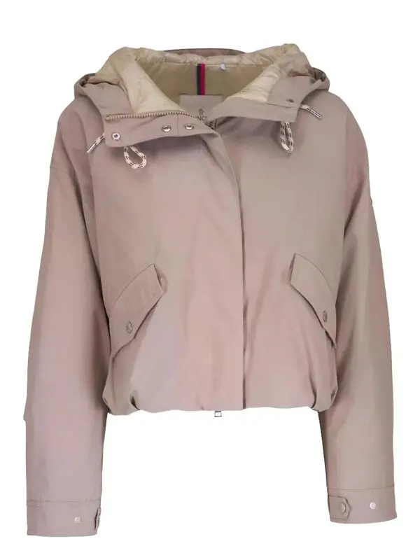Moncler Flap Pockets Hooded Jacket - Neutrals