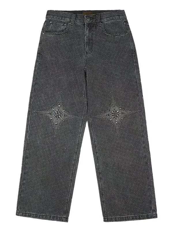 BIRTH OF ROYAL CHILD Stellar Embellished Jeans - Grey