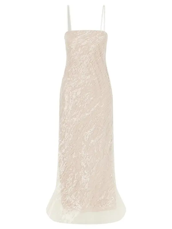DANIELLE FRANKEL Noemi Organza Gown - Neutrals