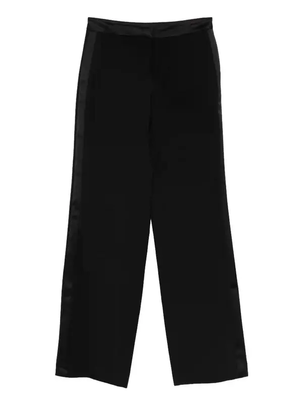 Kiki De Montparnasse Tuxedo Low Rise Trousers - Black