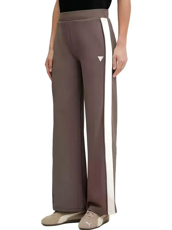 Guess Side Stripe Trousers - Brown