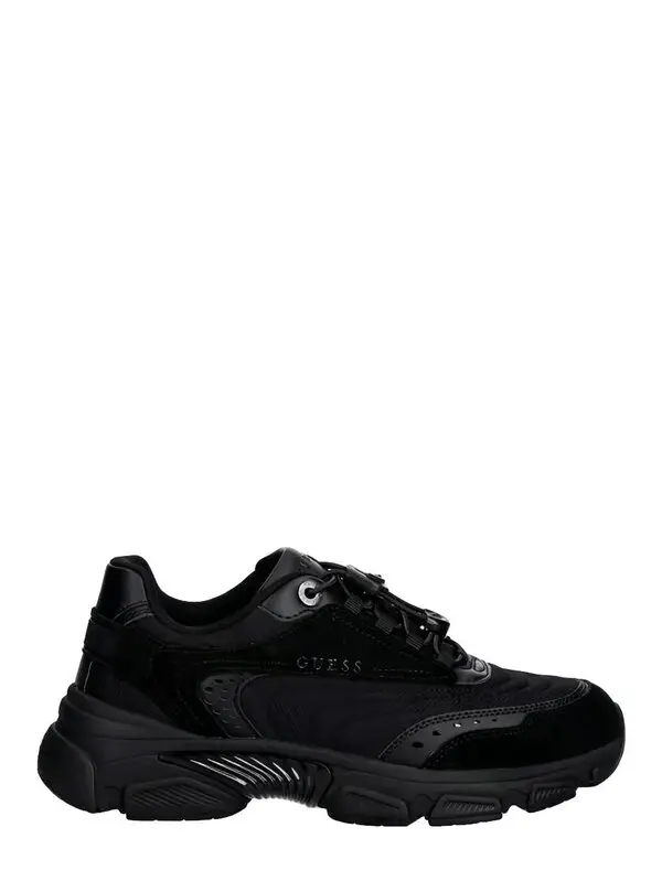 Guess Lace-up Sneakers - Black