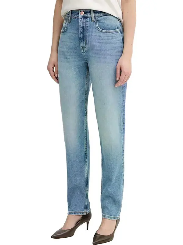 Guess Logo-plaque Jeans - Blue