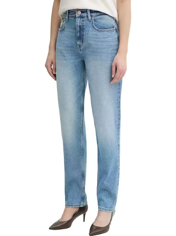 Guess Logo-plaque Jeans - Blue