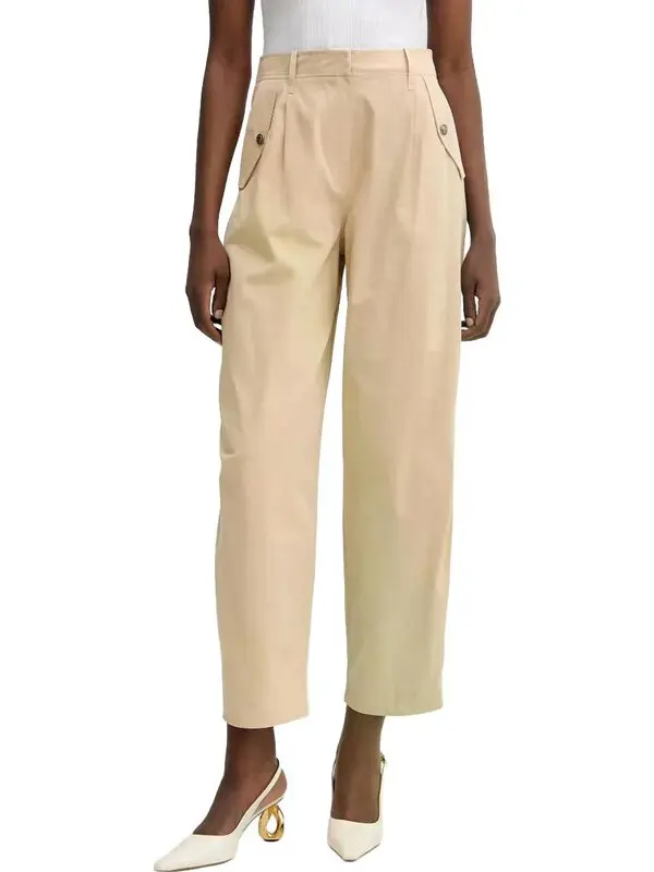 Guess Flap-pocket Trousers - Neutrals
