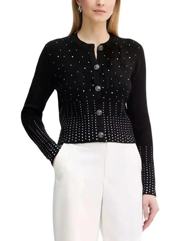 Guess Crystal-embellished Cardigan - Black