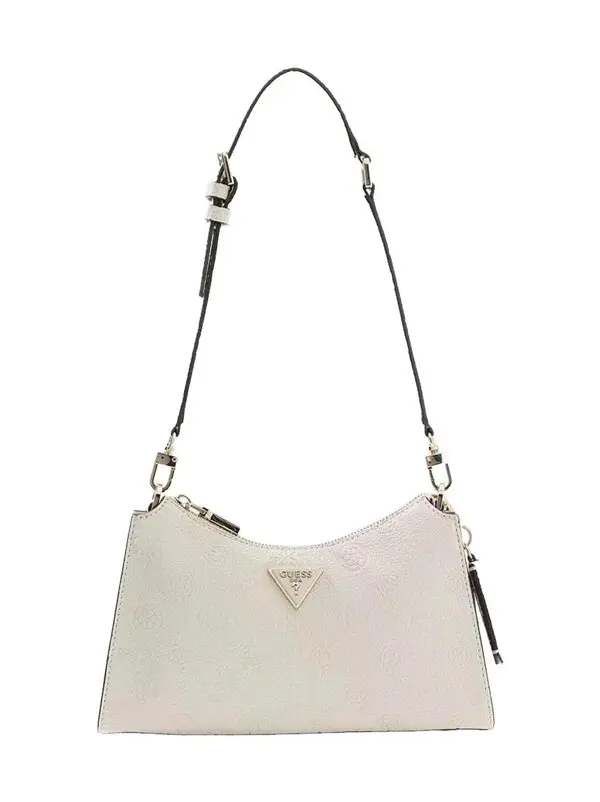 Guess Cresidia 4g Embossed Shoulder Bag - Neutrals