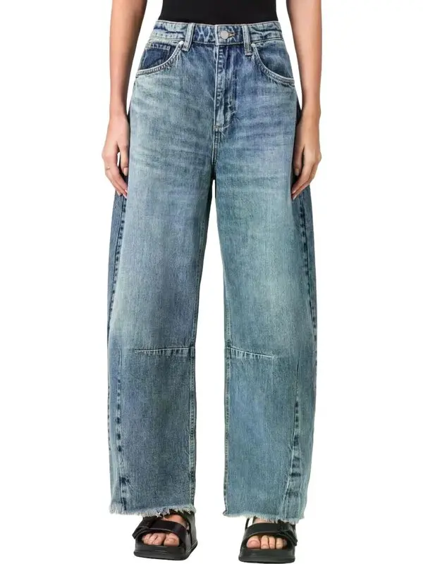 ALLSAINTS Payton Barrel-leg Jeans - Blue