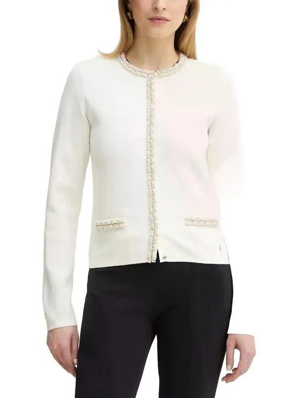 Guess Beaded Cardigan - Neutrals