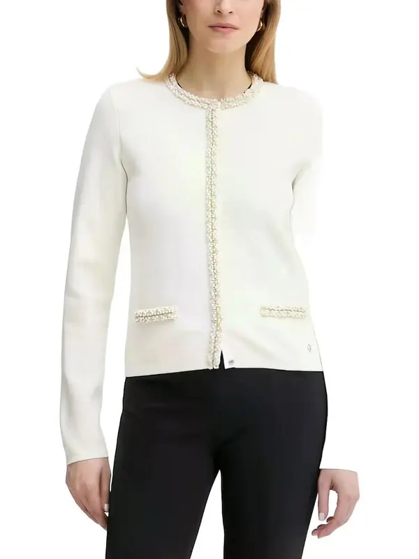 Guess Pearl-embellished Knitwear - White