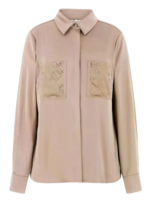 Guess Patch-pocket Shirt - Neutrals