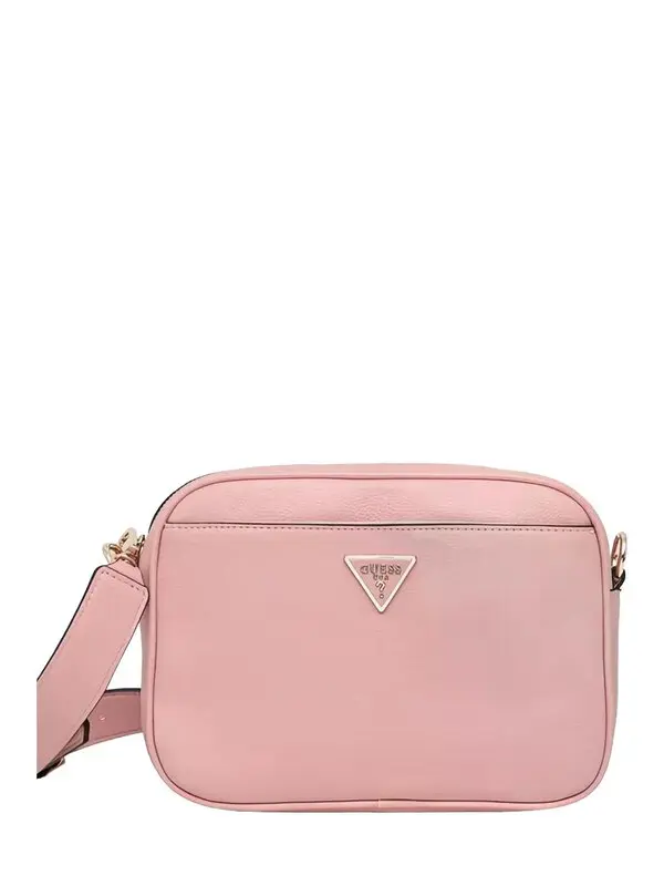 Guess Triangle Logo Cross Body Bag - Pink