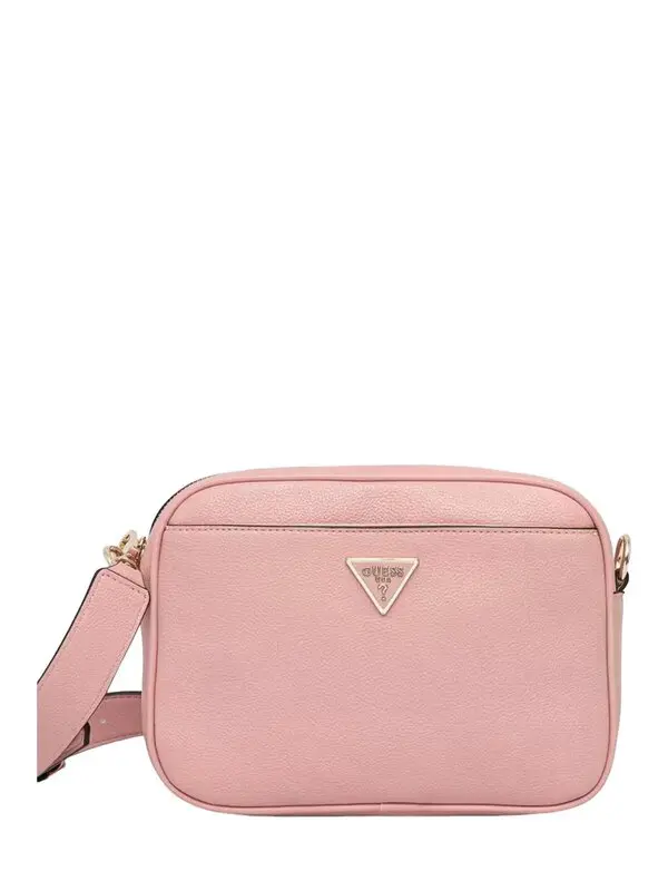 Guess Meridian Triangle-logo Cross Body Bag - Pink