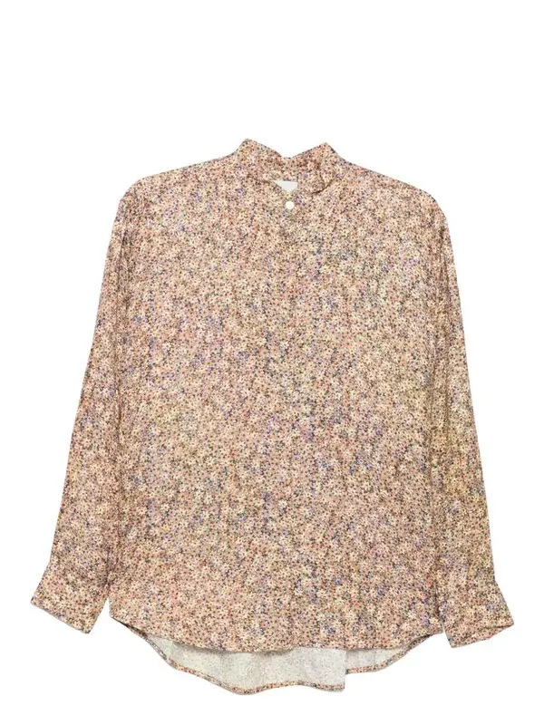 Isabel Marant Harlow Floral-print Shirt - Neutrals
