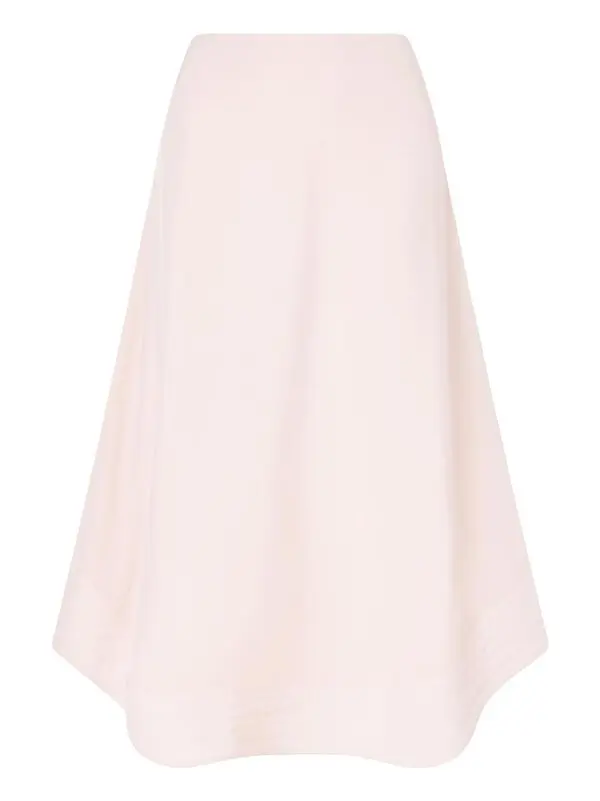 Stella McCartney Silk-crepe Midi Skirt - Pink
