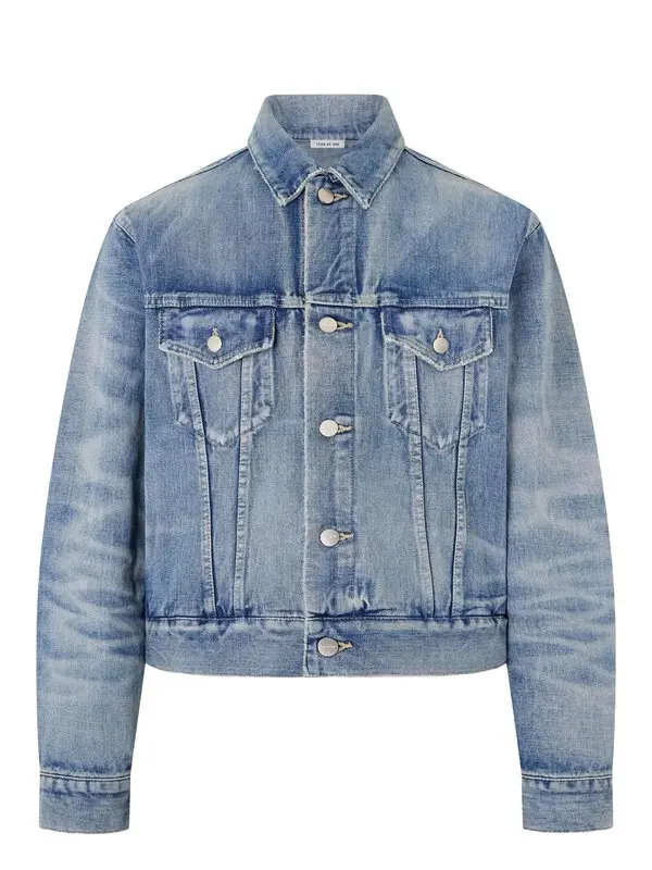 Fear Of God Denim Trucker Jacket - Blue