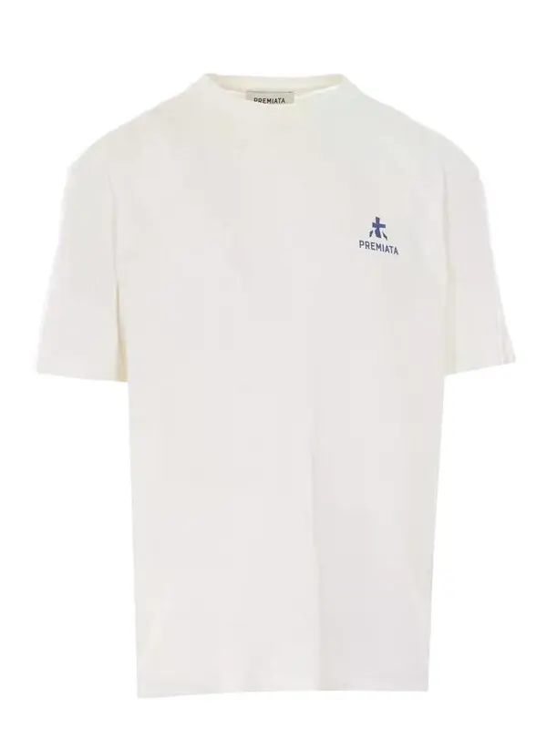 Premiata Chest Logo T-shirt - Neutrals