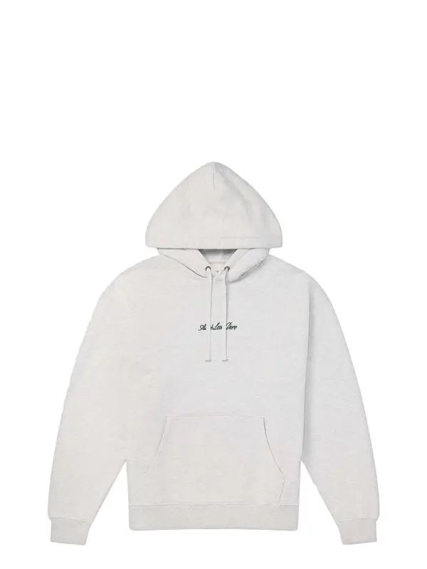 Aimé Leon Dore Logo-embroidered Cotton-jersey Hoodie - Gray