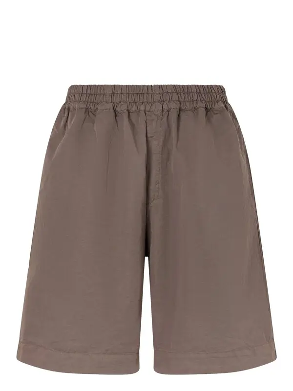 A KIND OF GUISE Saleh Straight-leg Cotton And Linen-blend Drawstring Shorts - Brown