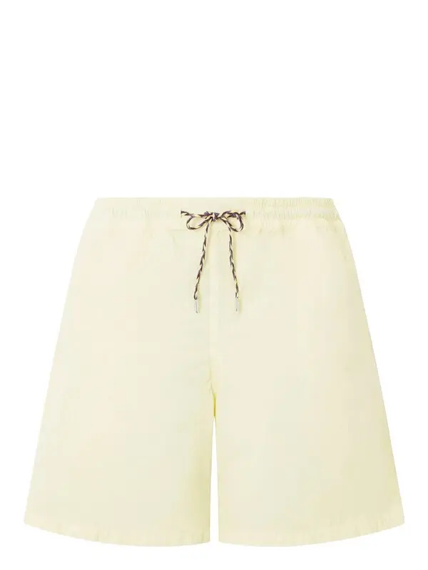 A KIND OF GUISE Volta Straight-leg Shell Drawstring Shorts - Yellow