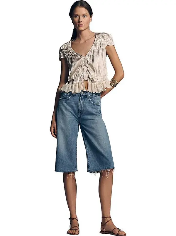 Edwin Charlie High-rise Culotte Jeans - Griffon