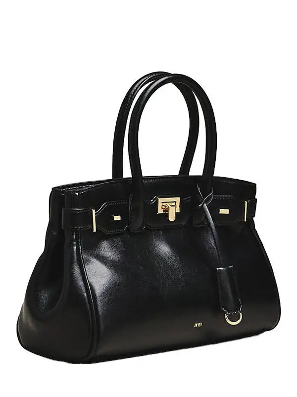 Jw Pei Ziva Metal Lock Tote Bag - Black