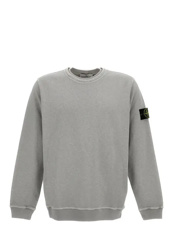Stone Island Cotton Crewneck Sweatshirt - Grey