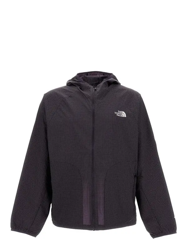 The North Face Hooded Windbreaker Jacket - Viola