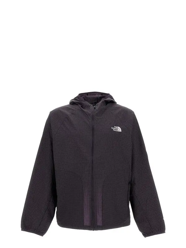 The North Face Hooded Windbreaker Jacket - Viola
