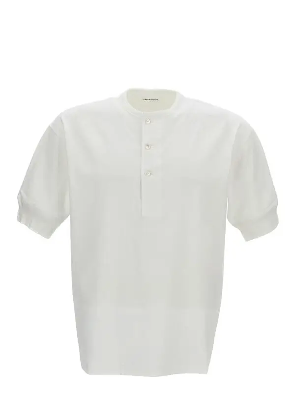 KAPTAIN SUNSHINE Short-sleeved T-shirt With Buttons - White