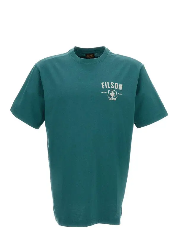 Filson Maglietta A Maniche Corte Con Stampa - Verde