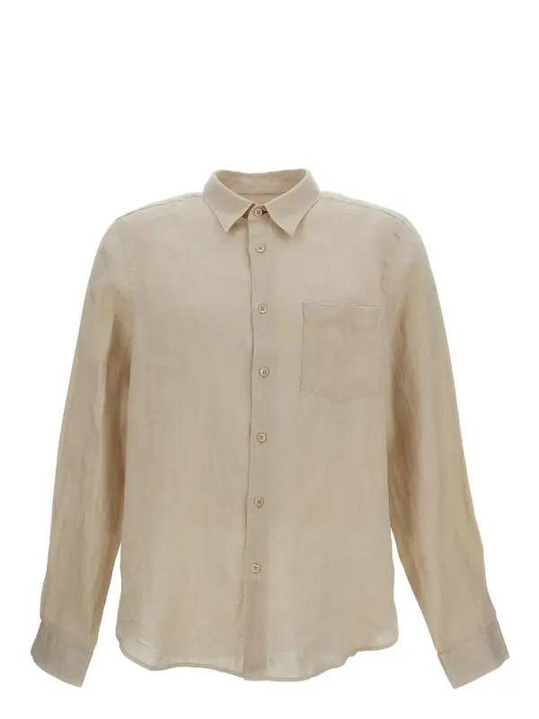 Paul Smith Linen Shirt - Beige