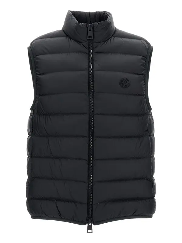 Moncler Deneb Padded Quilted Gilet - Black
