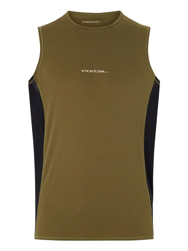 PORTAL Range Light Polartec® Running Tank Top - Green
