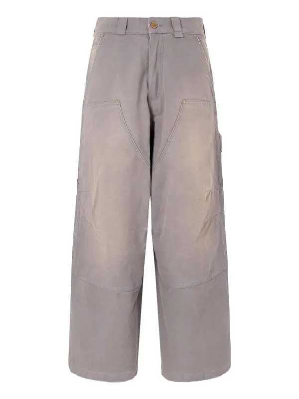 WILLY CHAVARRIA Stockton Wide-leg Trousers - Gray