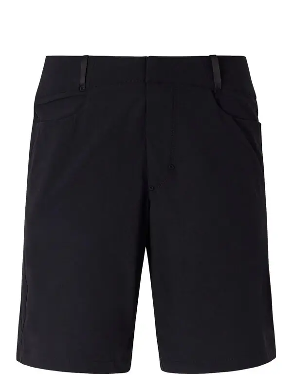 PORTAL Traka Straight-leg Recycled Stretch-nylon Shorts - Black