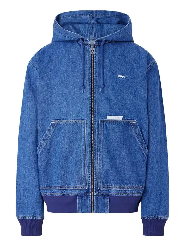 WTAPS D00m Denim Hooded Jacket - Blue