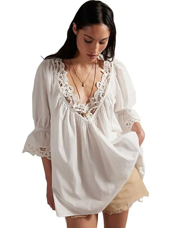 Free People Sammi Tunic - Clean Ivory